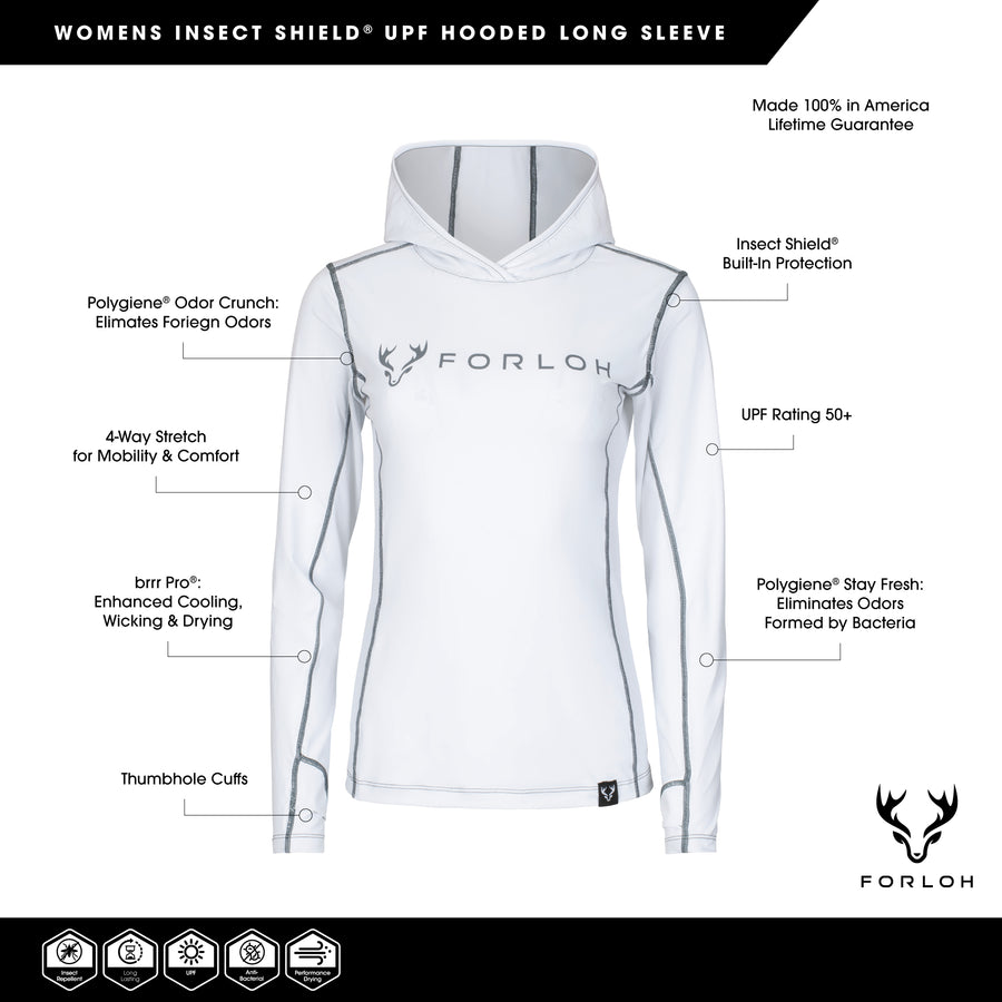 Women's Insect Shield Shirt | Mosquito, Tick Repellent | FORLOH